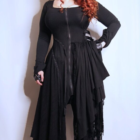 Punk Rave | Dresses | Punk Rave Wanderer Black Gothic Vampire Wicca ...